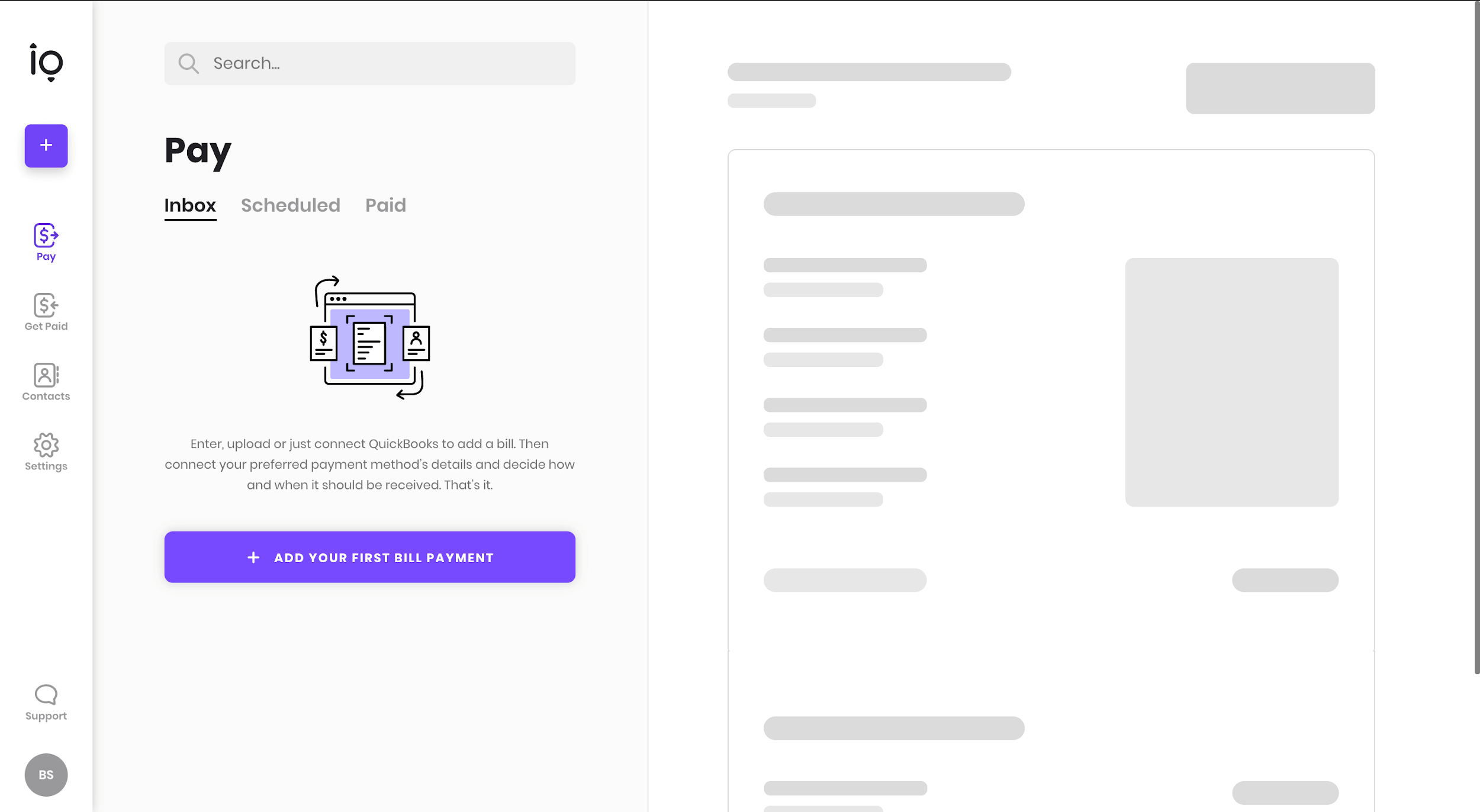 Melio is quite easy to use. Signing up takes only seconds, and it doesn ...